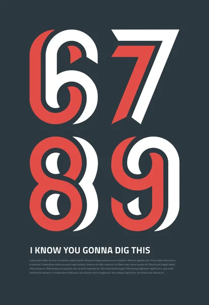 Numbers font set Stock Vector Image by ©feabornset #103961036