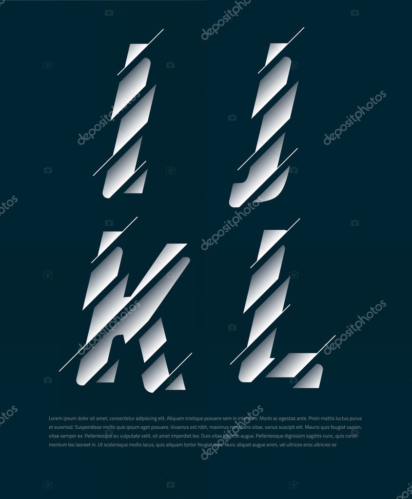 Huruf huruf alfabet tipografi rusak Vektor Stok oleh ©feabornset 103963160