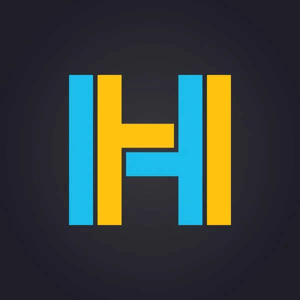 Blue h logo Vector Art Stock Images | Depositphotos