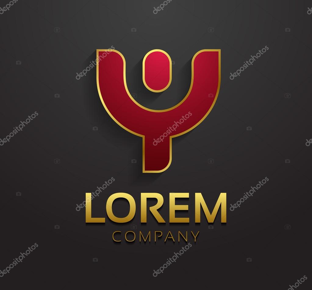 Graphic decorative design letter Y — Stock Vector © feabornset #64039621