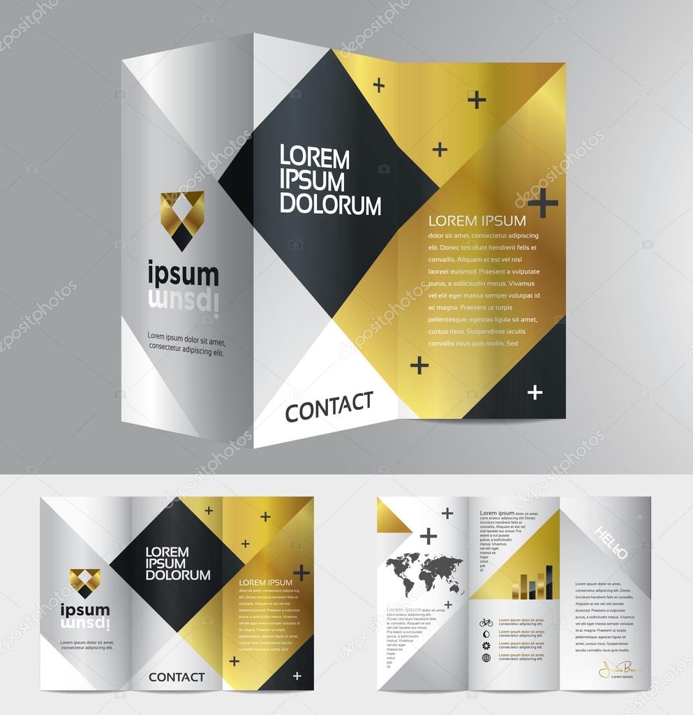 Abstract business brochure design — Stock Vector © feabornset #64039823