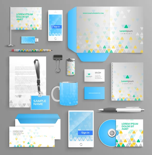 Professional identity for your company Stock Vector Image by ...