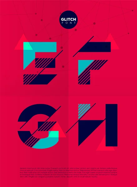 Graphic alphabet letters set — Stock Vector © feabornset #85757770