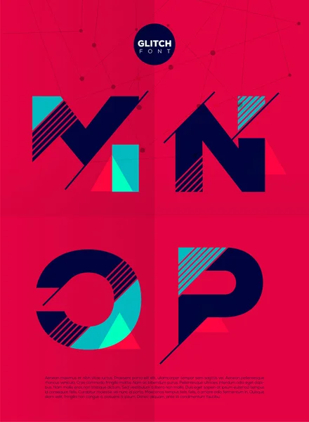 Graphic alphabet letters set — Stock Vector © feabornset #85756558