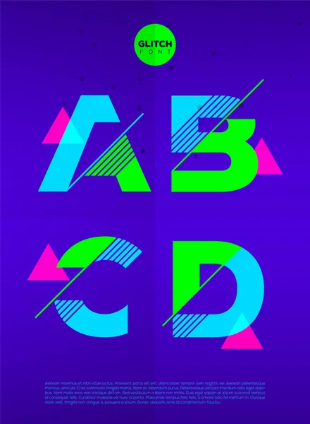 Graphic alphabet letters set — Stock Vector © feabornset #85757770