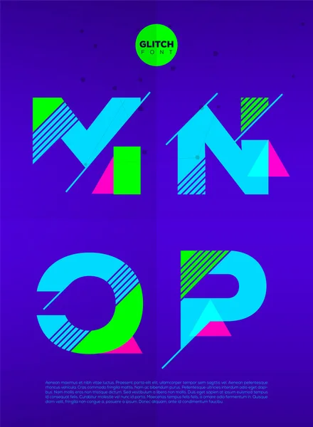 Graphic alphabet letters set — Stock Vector © feabornset #85757770