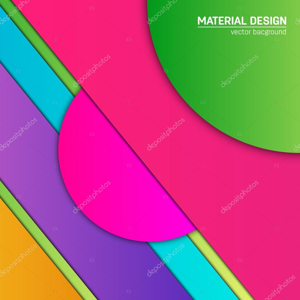 Vector material design background. Stock Vector by ©MIKHAIL_GRACHIKOV ...