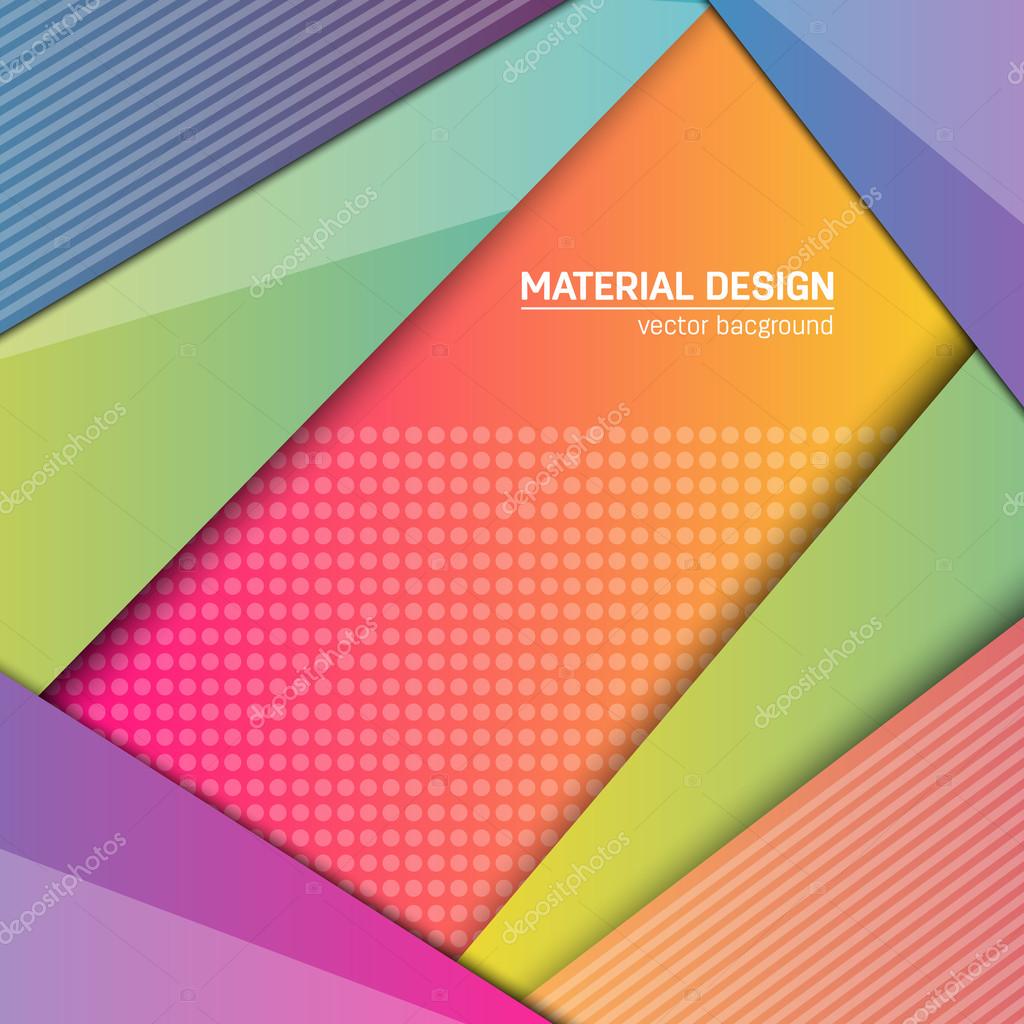 Vector material design background. Stock Vector by ©MIKHAIL_GRACHIKOV ...