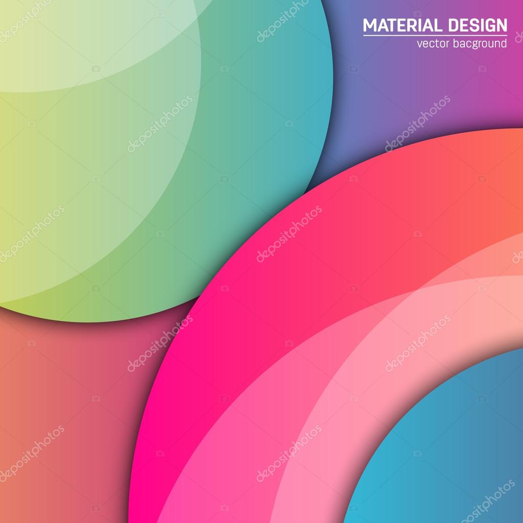 Vector material design background. Stock Vector by ©MIKHAIL_GRACHIKOV ...