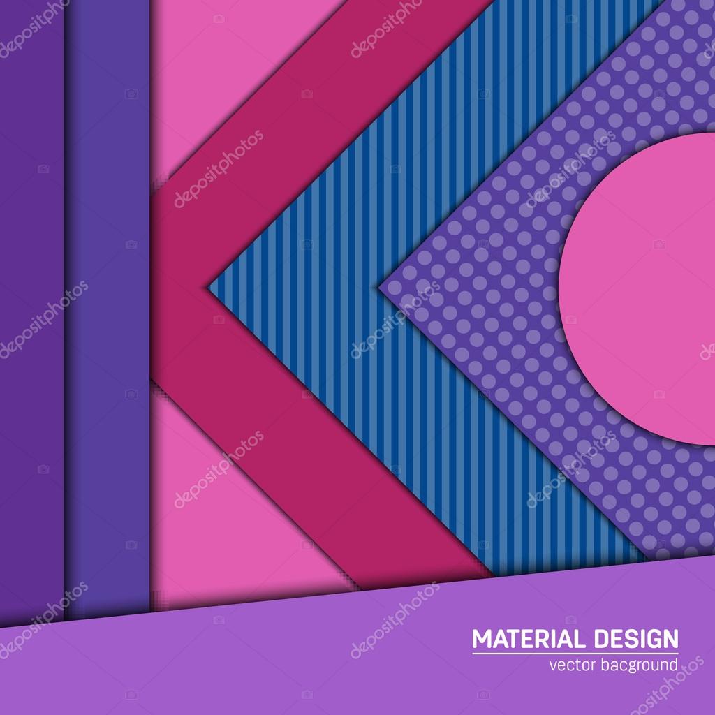 Vector material design background. Stock Vector by ©MIKHAIL_GRACHIKOV ...