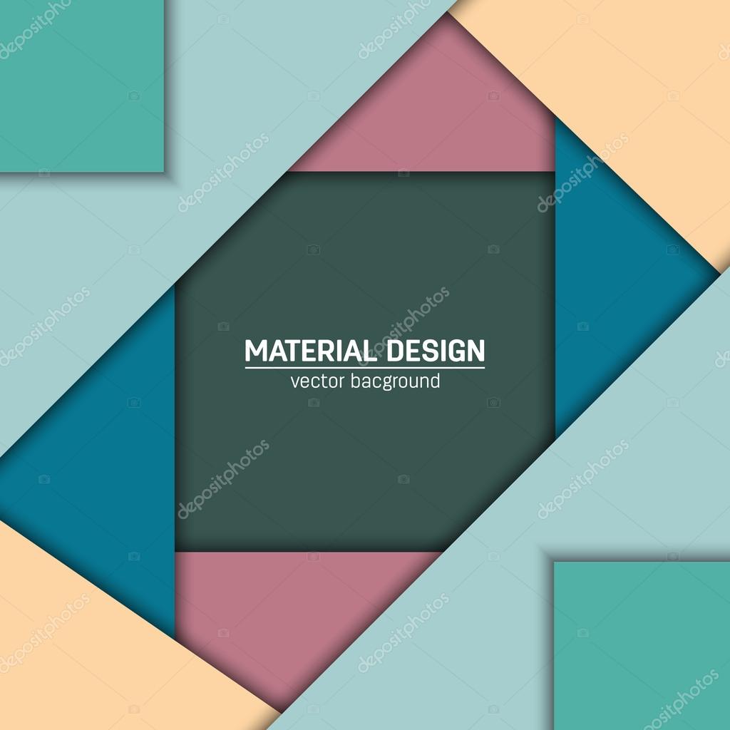 Vector material design background. Abstract creative concept layout ...