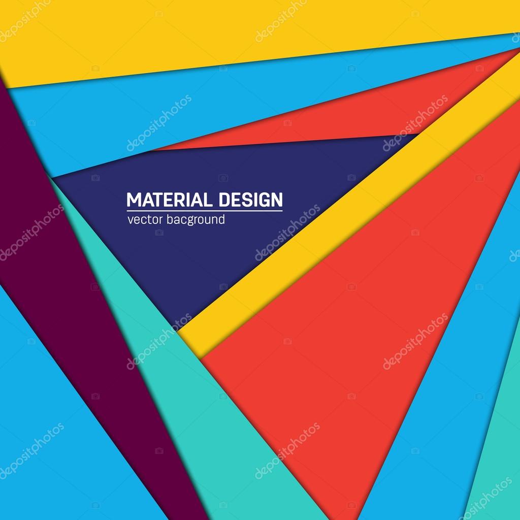 Vector material design background. Abstract creative concept layout ...