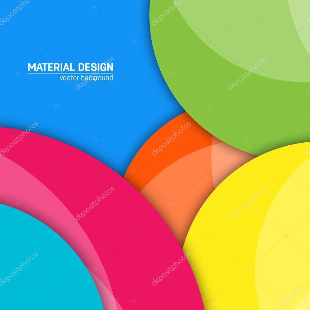 Vector material design background. Abstract creative concept layout ...