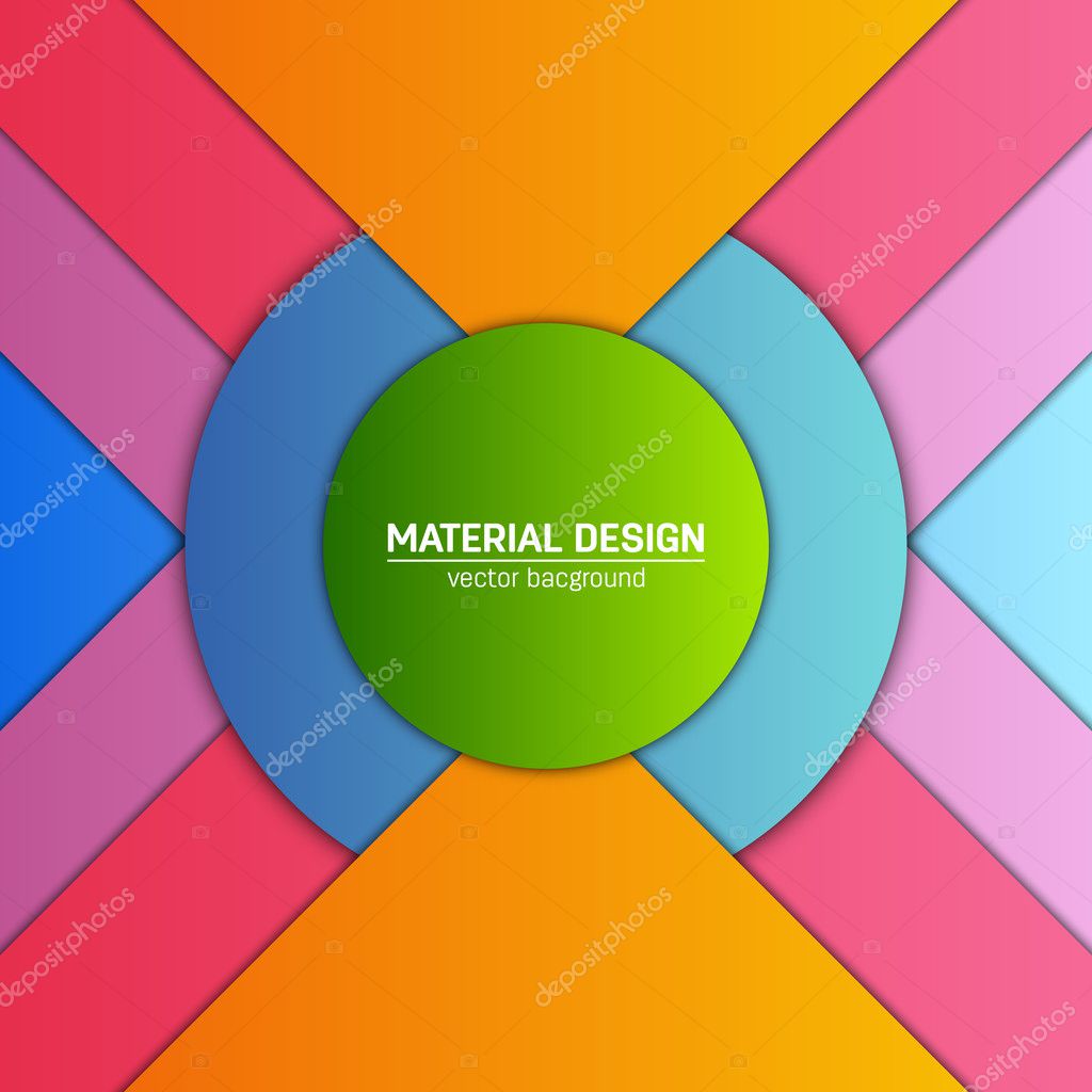 Vector material design background. Abstract creative concept layout ...