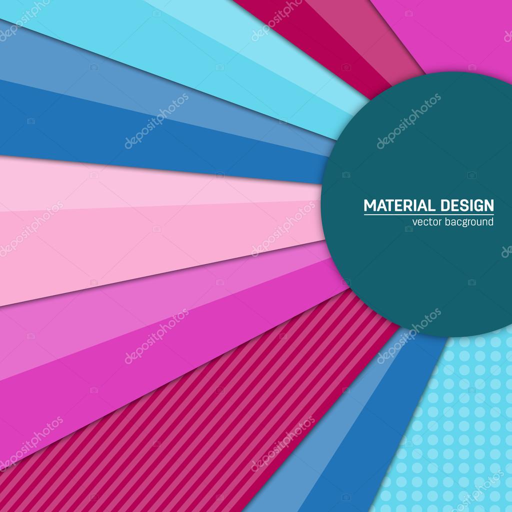 Vector material design background. Abstract creative concept layout ...