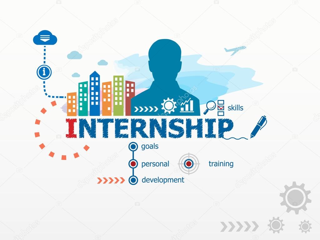 Internship concept and business man. ⬇ Vector Image by © MVmaster ...