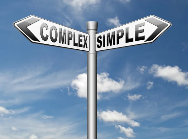 Simple or complex problem Stock Photo by ©illustratorkris 106328928
