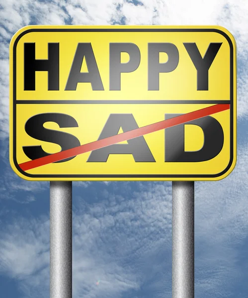 Happy or sad — Stock Photo © illustratorkris #106344696
