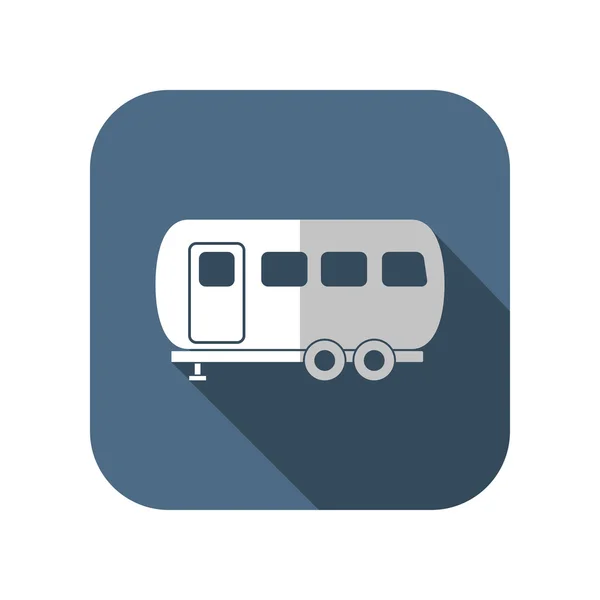Vector icon of trailer house — Stock Vector © Icon_Craft_Studio #80450286