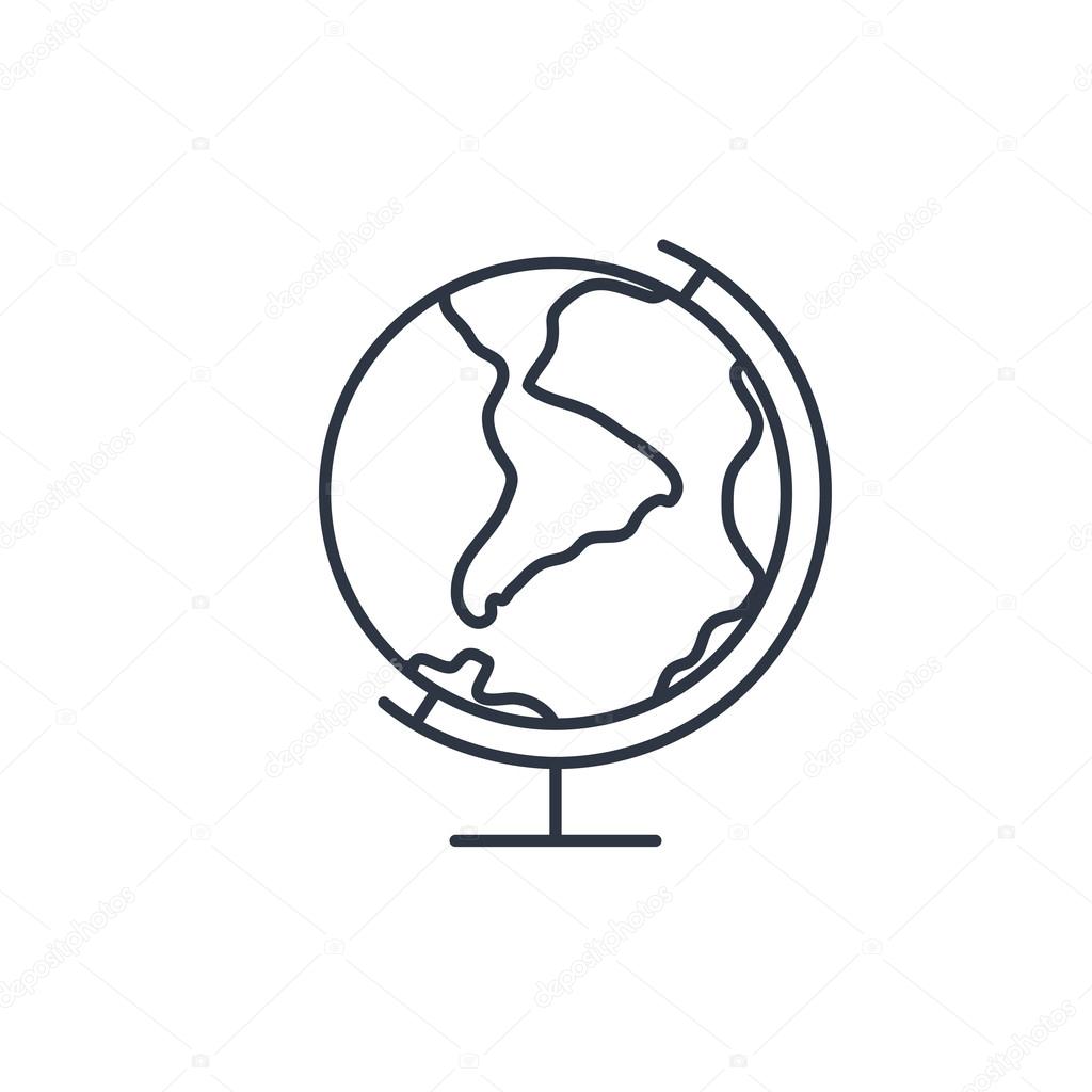 Earth globe outline icon Stock Vector Image by ©Icon_Craft_Studio #84642704 Earth globe outline icon Stock Vector Image by ©Icon_Craft_Studio #84642704