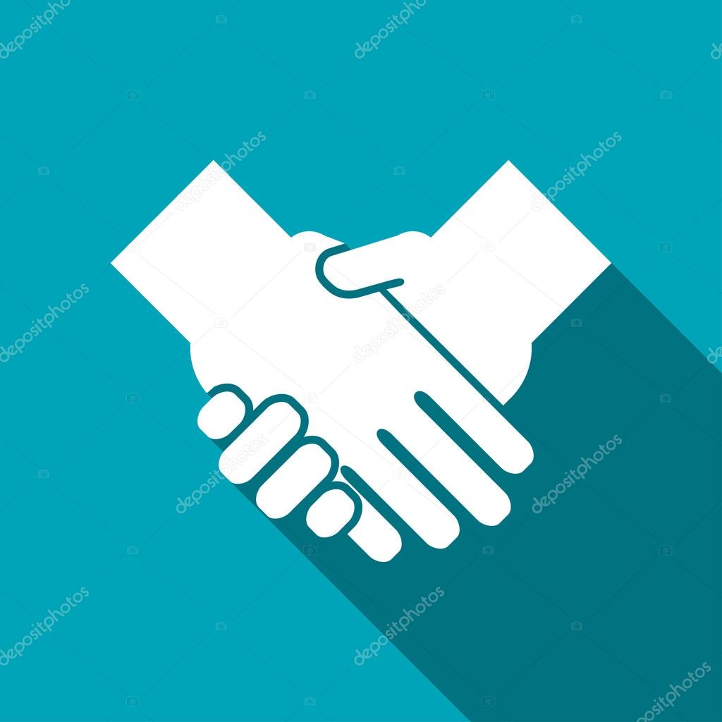 Apretón de manos vector icono plano Vector de stock #90056270 de ©Icon ...