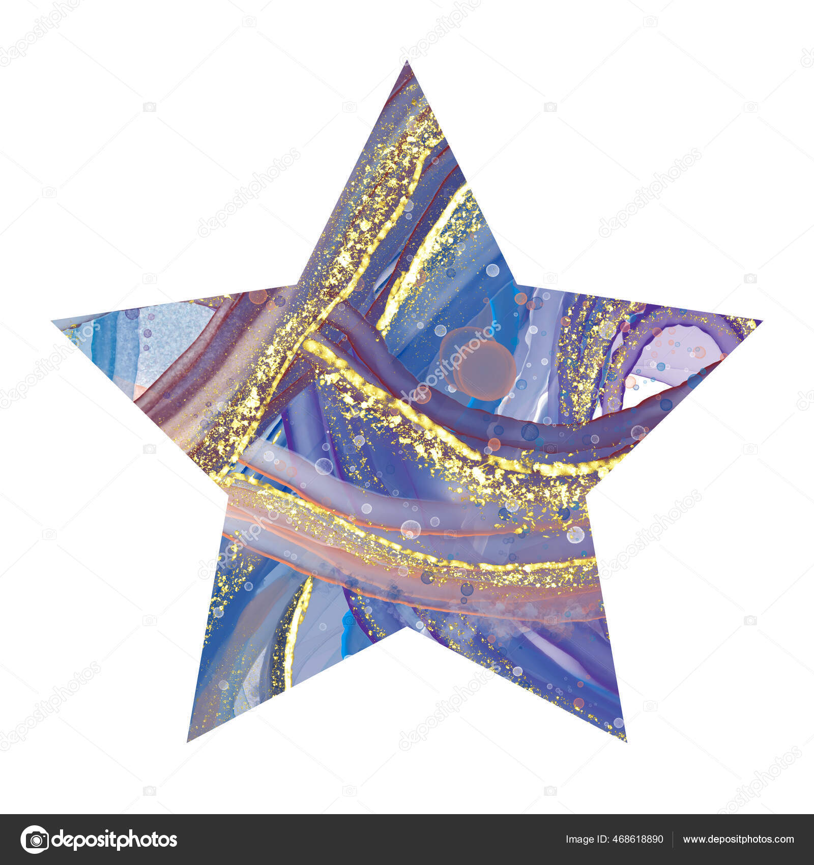 Star shape in fluid art texture background — Stock Photo © ekaterina ...