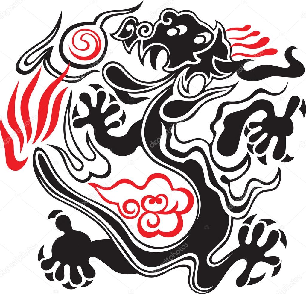 East dragon Stock Vector Image by ©rizado #67343639