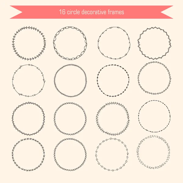 26 16 circle frames Vector Images - Free & Royalty-free 16 circle ...