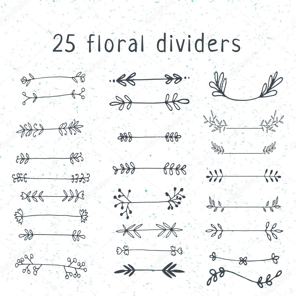 Floral Dividers