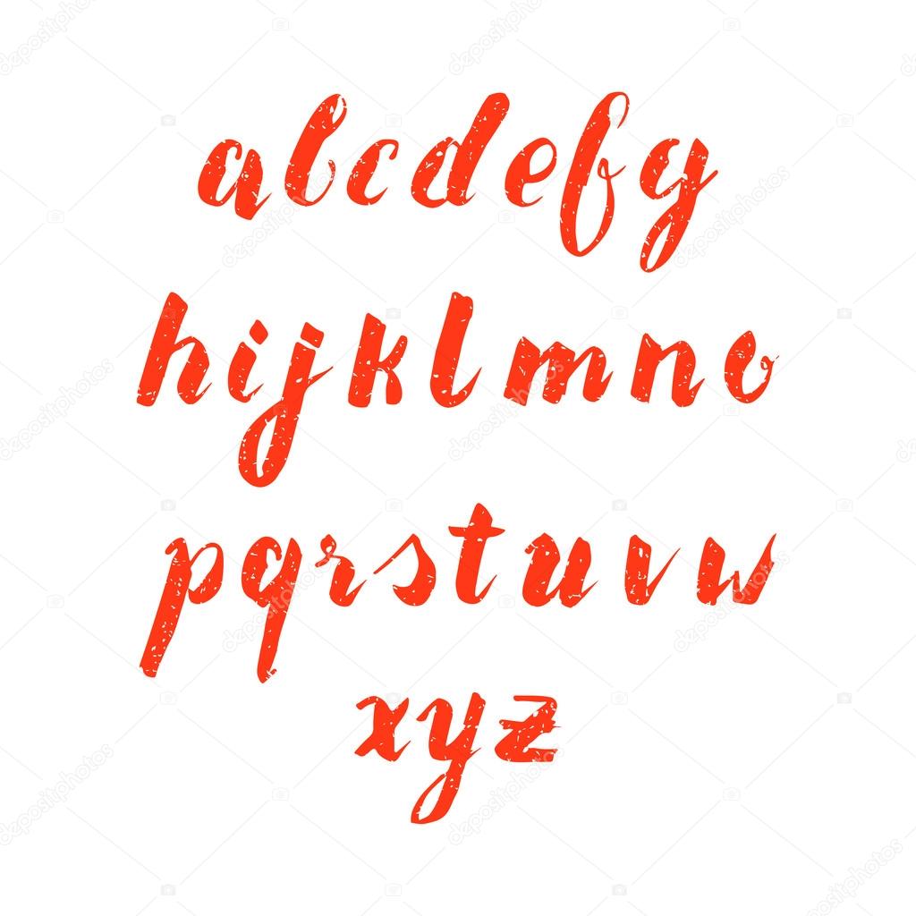 Lowercase alphabet, font set. Stock Vector by ©photovolga@gmail.com ...