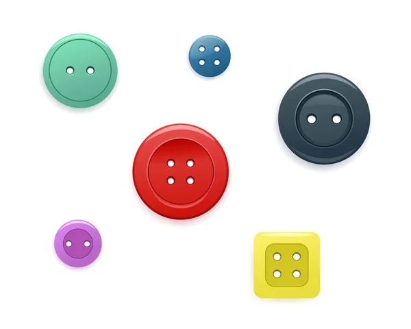 Buttons for garments — Stock Vector © dmitriykp #16312185