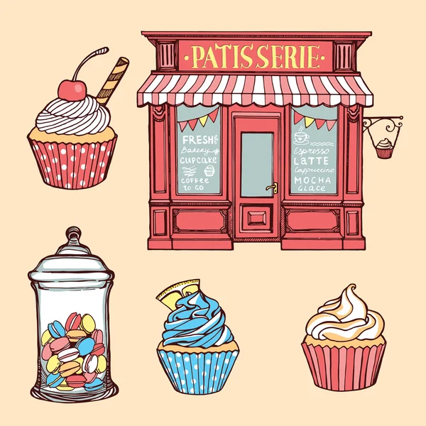 Hand drawn pastry seamless pattern Stock Vector by ©a_bachelorette 82191984