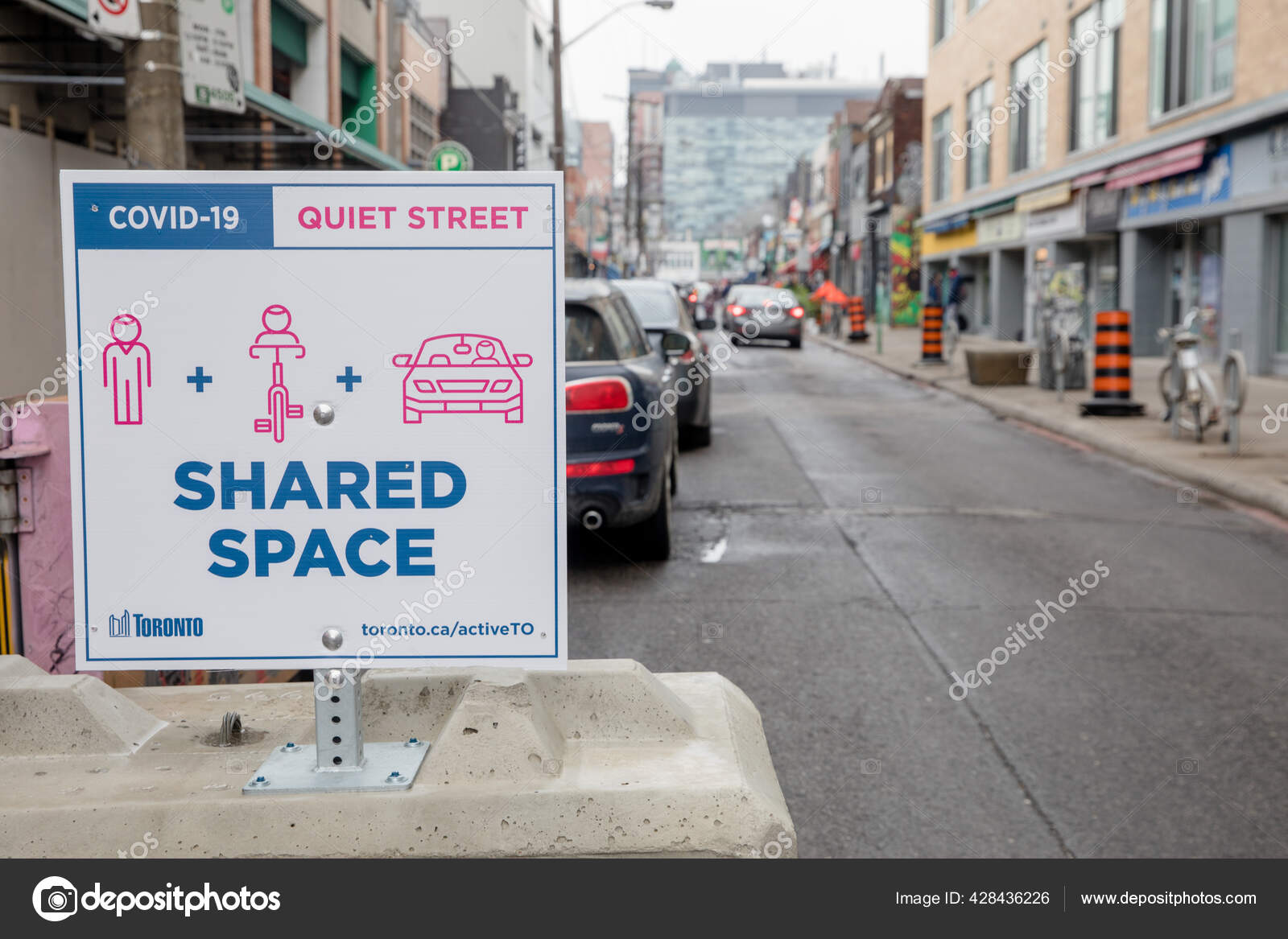 Shared Space Sign Part Active Initiative Activeto Making Sure People ...