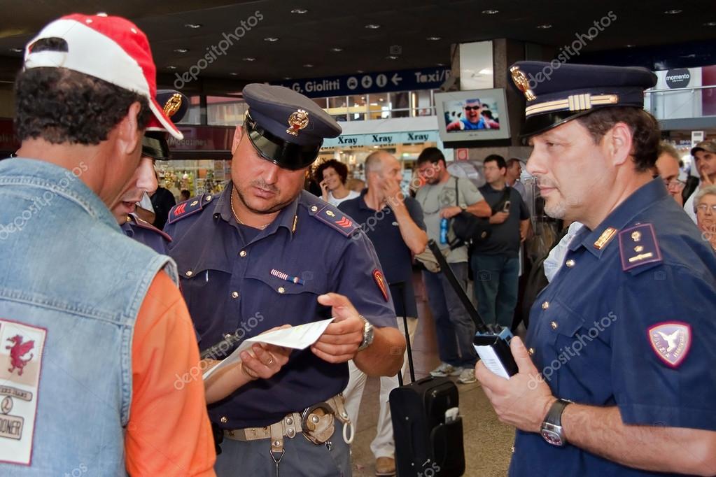 Activities police station, check supporting documents to an immigrant ...