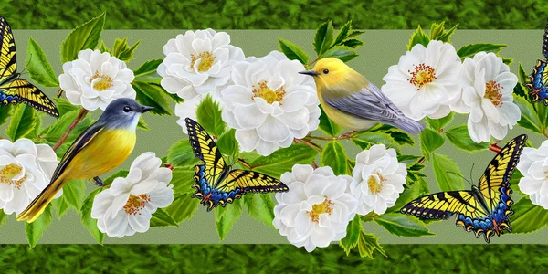 Pretty flower border Stock Photos, Royalty Free Pretty flower border ...