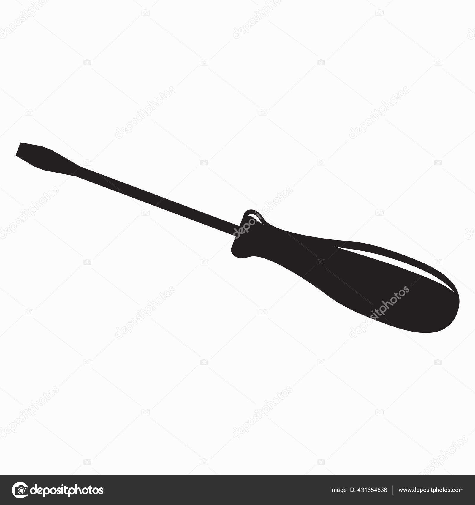Screwdriver Tool Vector Isolated White Background Stock Vector by ...