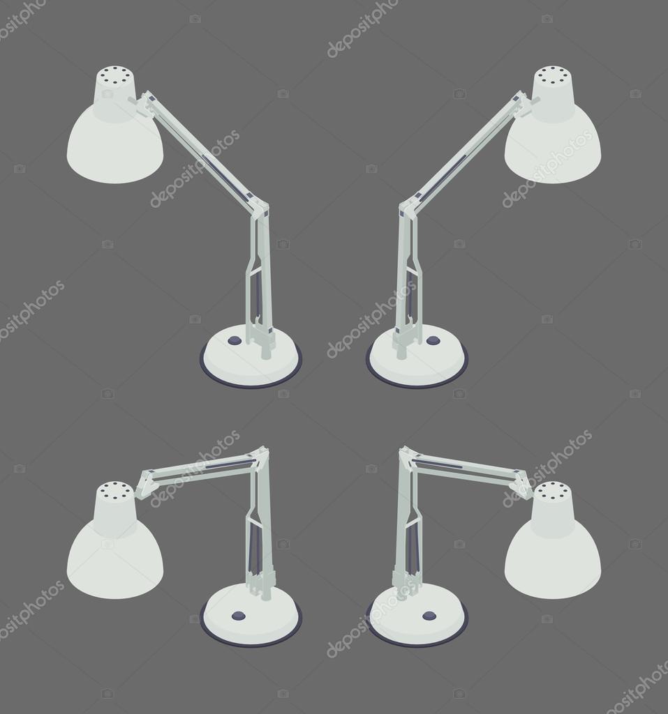 Isometric desk lamp Stock Vector Image by ©Andrew_Rybalko #108393624