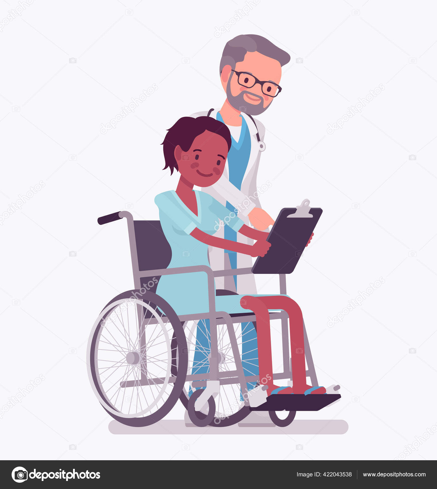 Disability insurance compensation benefit for disabled wheelchair woman ...