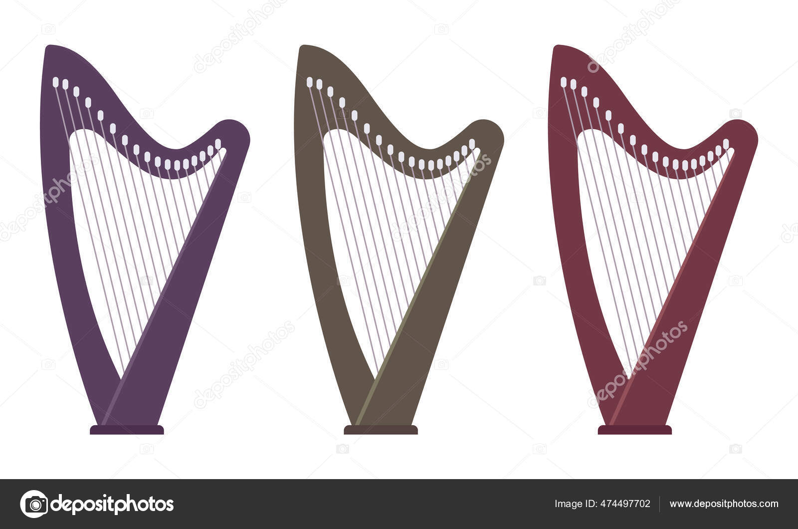 Instrumento Musical Arpa