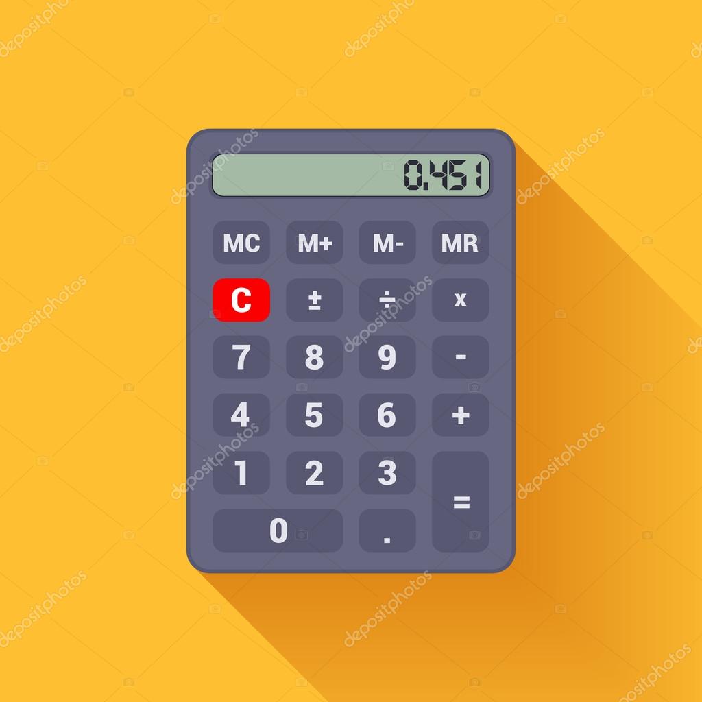 Black calculator Stock Vector by ©Andrew_Rybalko 66834291
