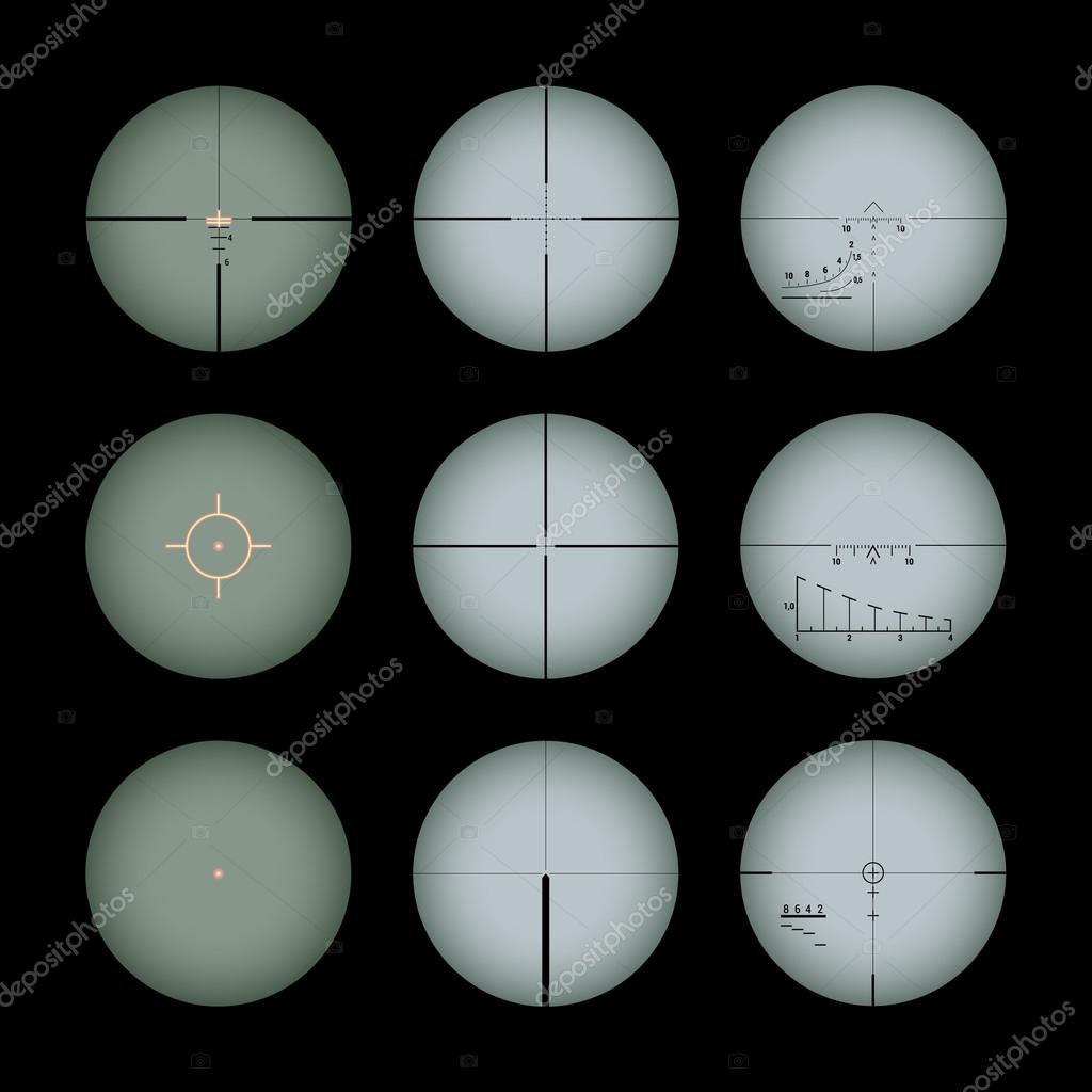 Real gun sights Stock Vector Image by ©Andrew_Rybalko #74040081