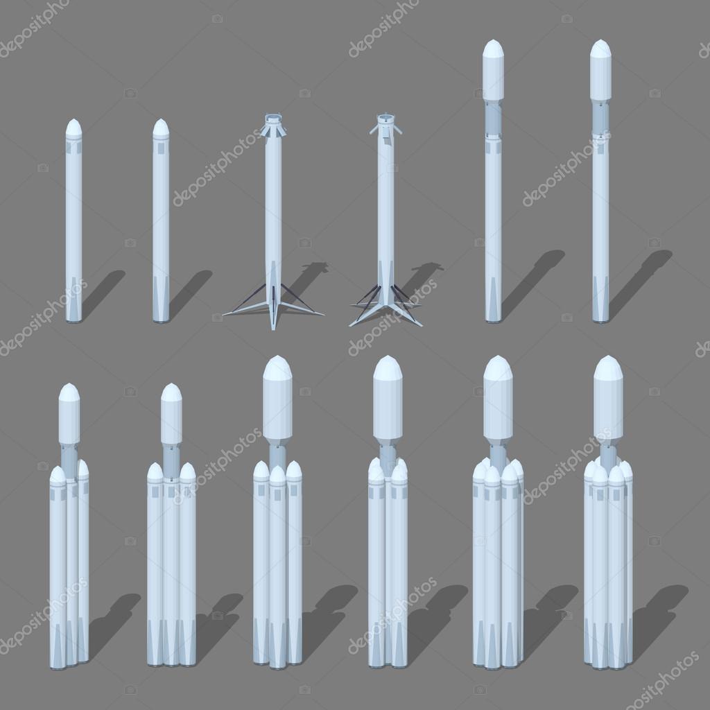 Modern space rocket Stock Vector by ©Andrew_Rybalko 97772228