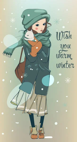 59,656 Winter girl Vector Images - Free & Royalty-free Winter girl ...
