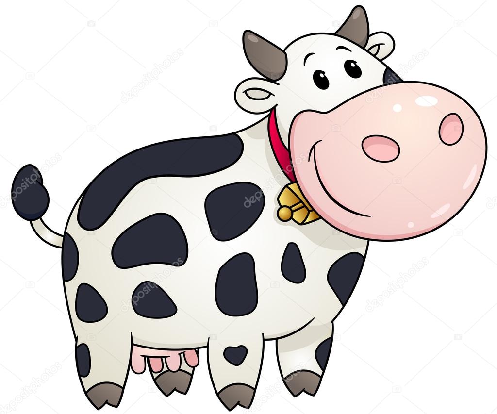 Caricatura gordito vaca . Vector de stock por ©Finalpanda 86999410