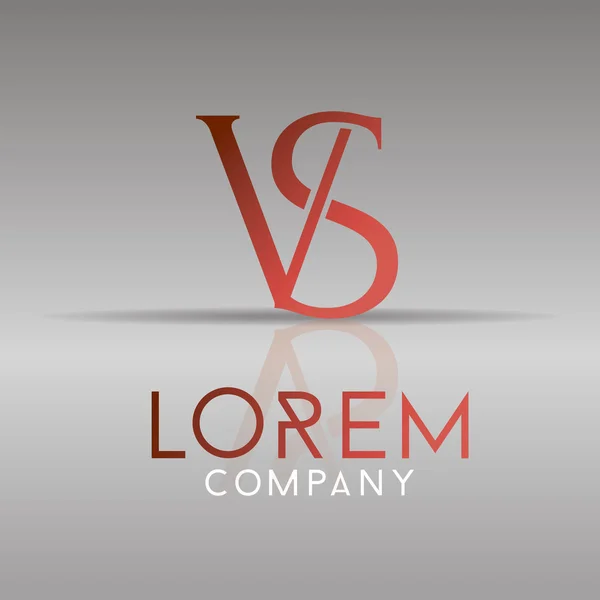 Elegant minimal letters VS symbol. Stock Vector Image by ©ballakornel ...