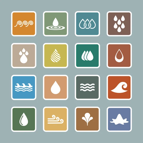 Water icons Stock Vector Image by ©OrcJuly #57494105