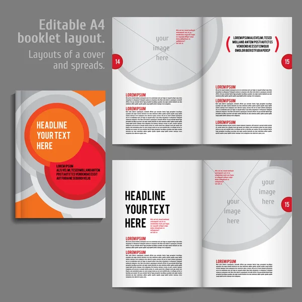 A4 book Layout Design Template Stock Vector Image by ©mashabr #76716783