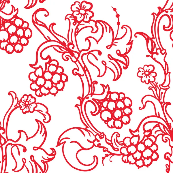 Medieval floral pattern — Stock Vector © mashabr #79059954