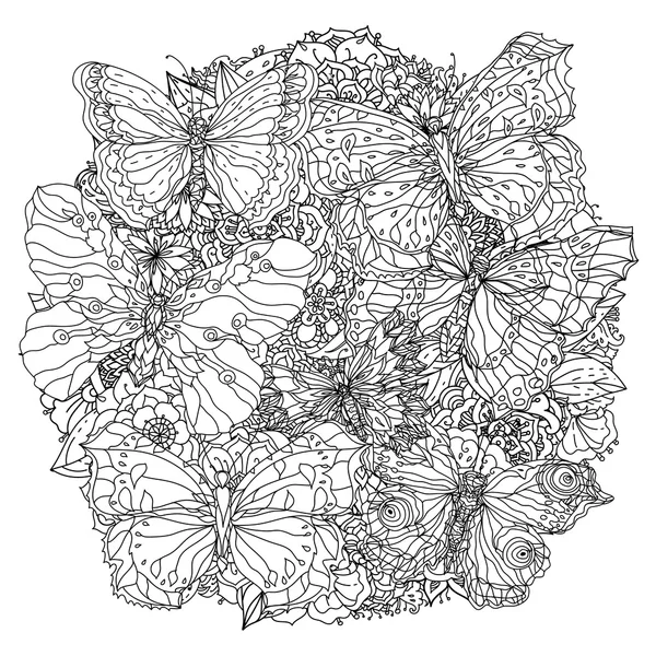 Pattern for coloring book. - Stock Image - Everypixel