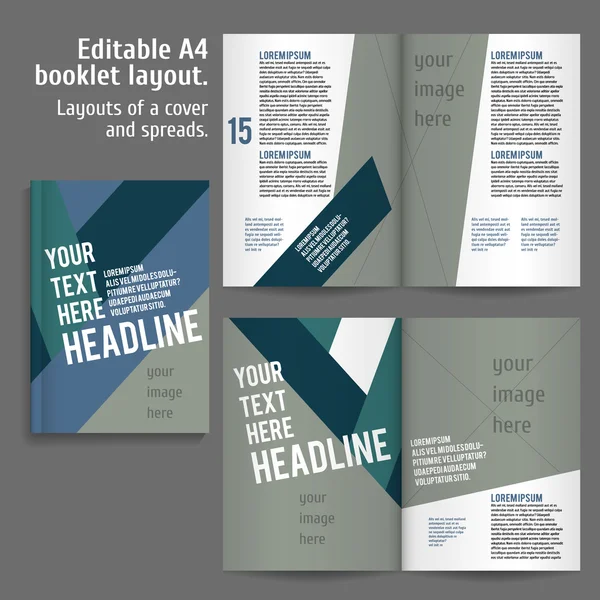 A4 book Layout Design Template Stock Vector Image by ©mashabr #76716783